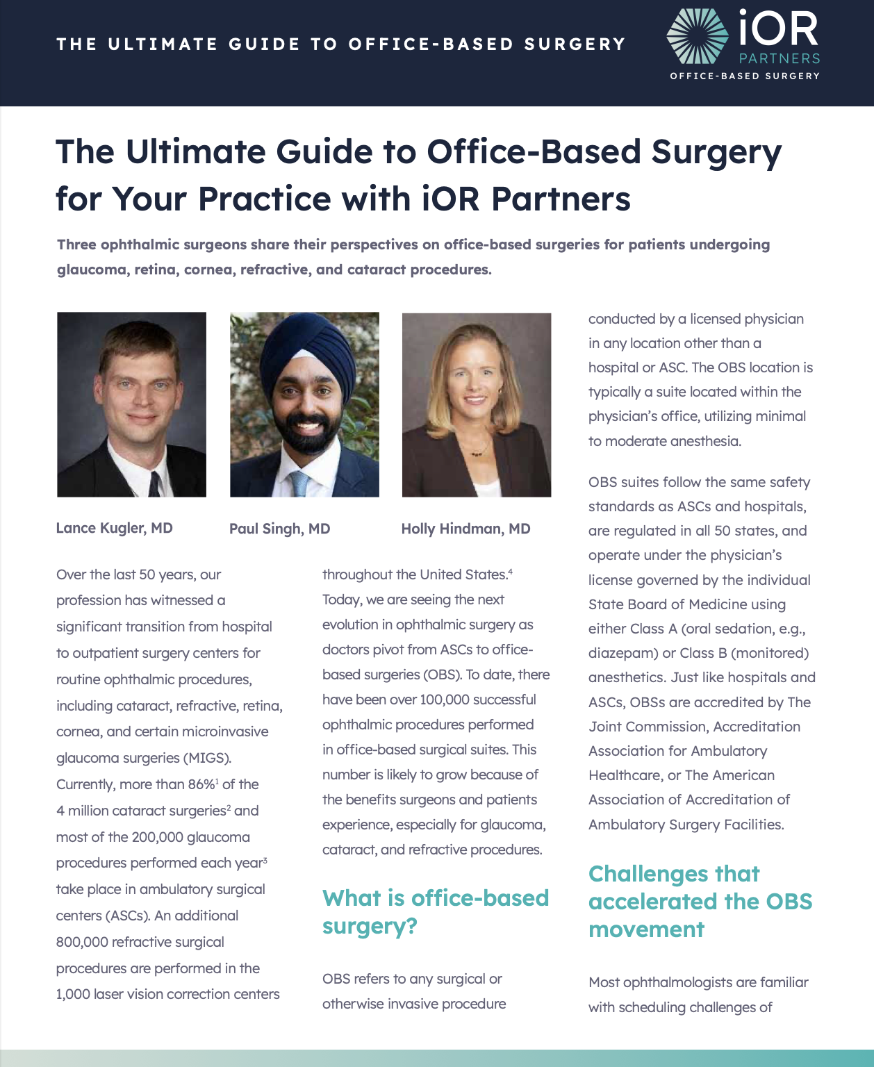 iOR Partners Office-Based Surgery - Home